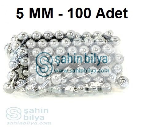 Çelik Bilya 5 mm Çok Amaçlı Bilye 5mm Tane Misket 5,00mm Rulman Demir ...